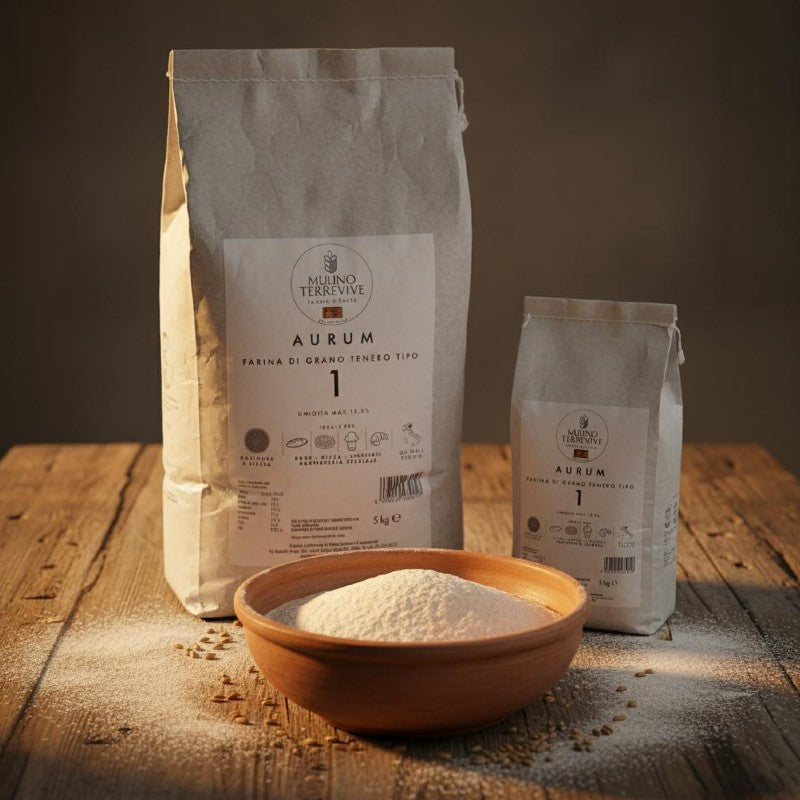 Farine Macinate a Pietra: Grano, Aurum, Farro, Semi-integrale, Durum ...
